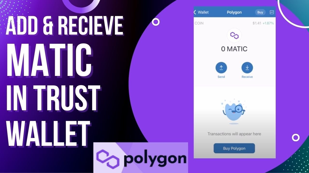 How to Add and Receive Matic in Your Trust Wallet - YouTube