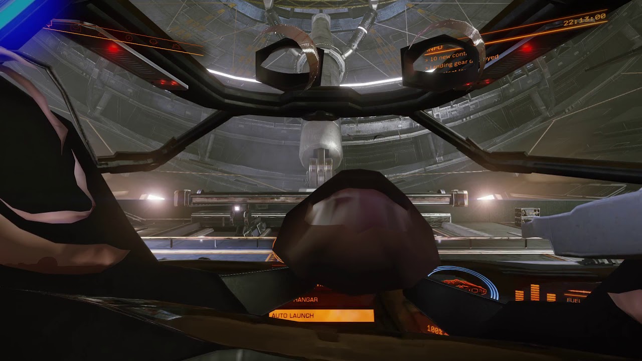 Elite Dangerous: View From Inside of a Pilot - YouTube
