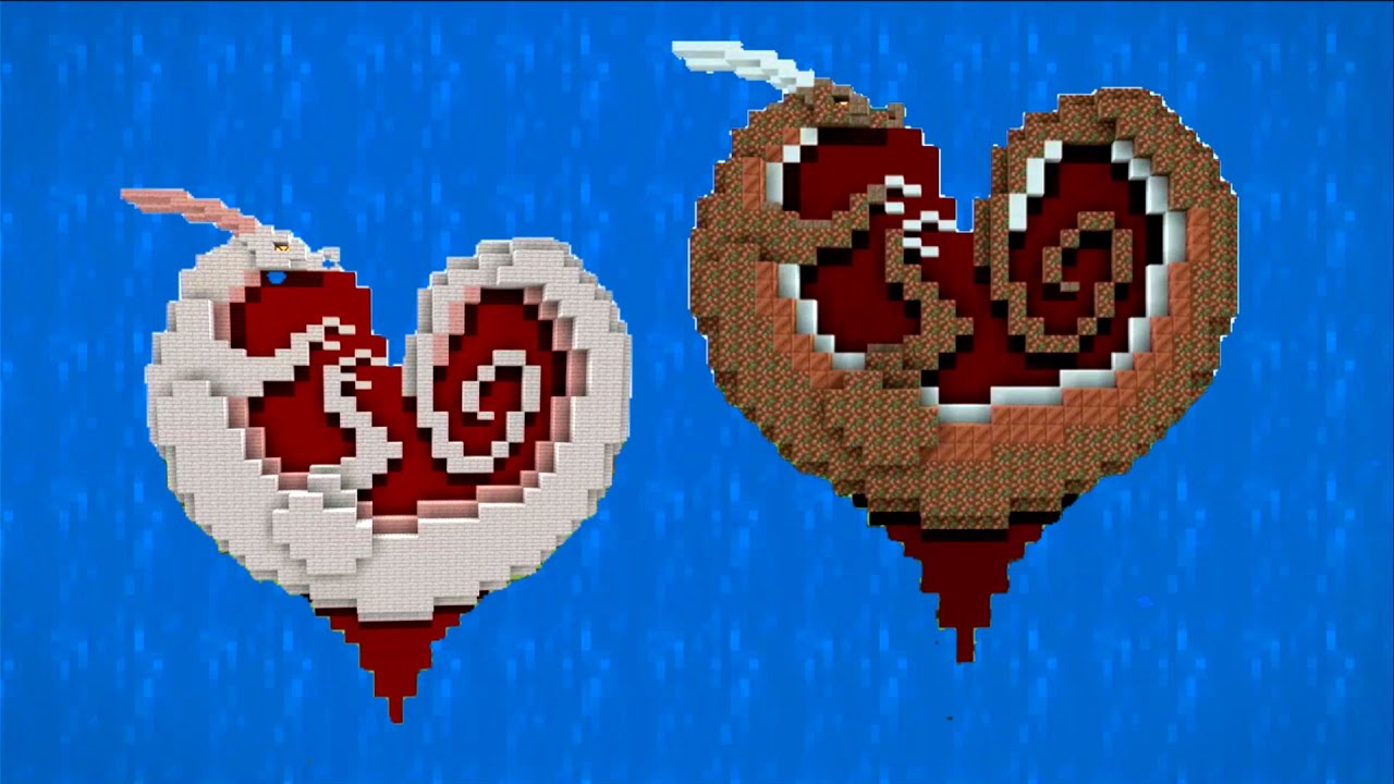 Minecraft Tutorial: Dragon Heart - YouTube