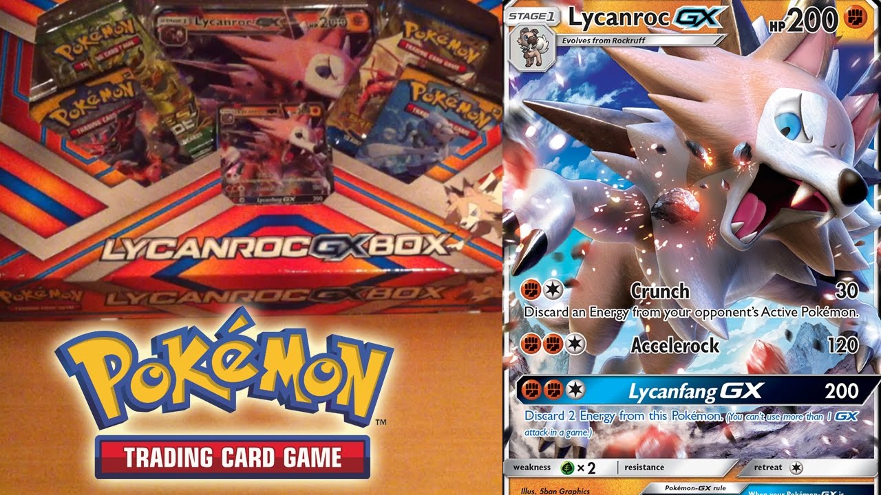 Opening A Lycanroc GX Collection Box! - Pokemon TCG - YouTube