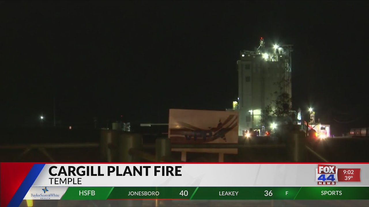 Crews battle fire at Cargill Turkey Production Plant - YouTube