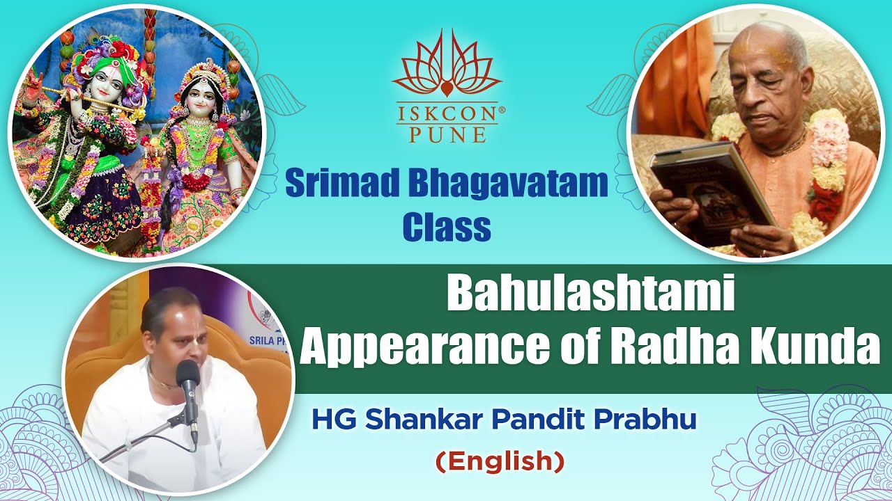 SB-Class | HG Shankar Pandit Prabhu 29th October 2021 #ISKCONNVCC Pune ...