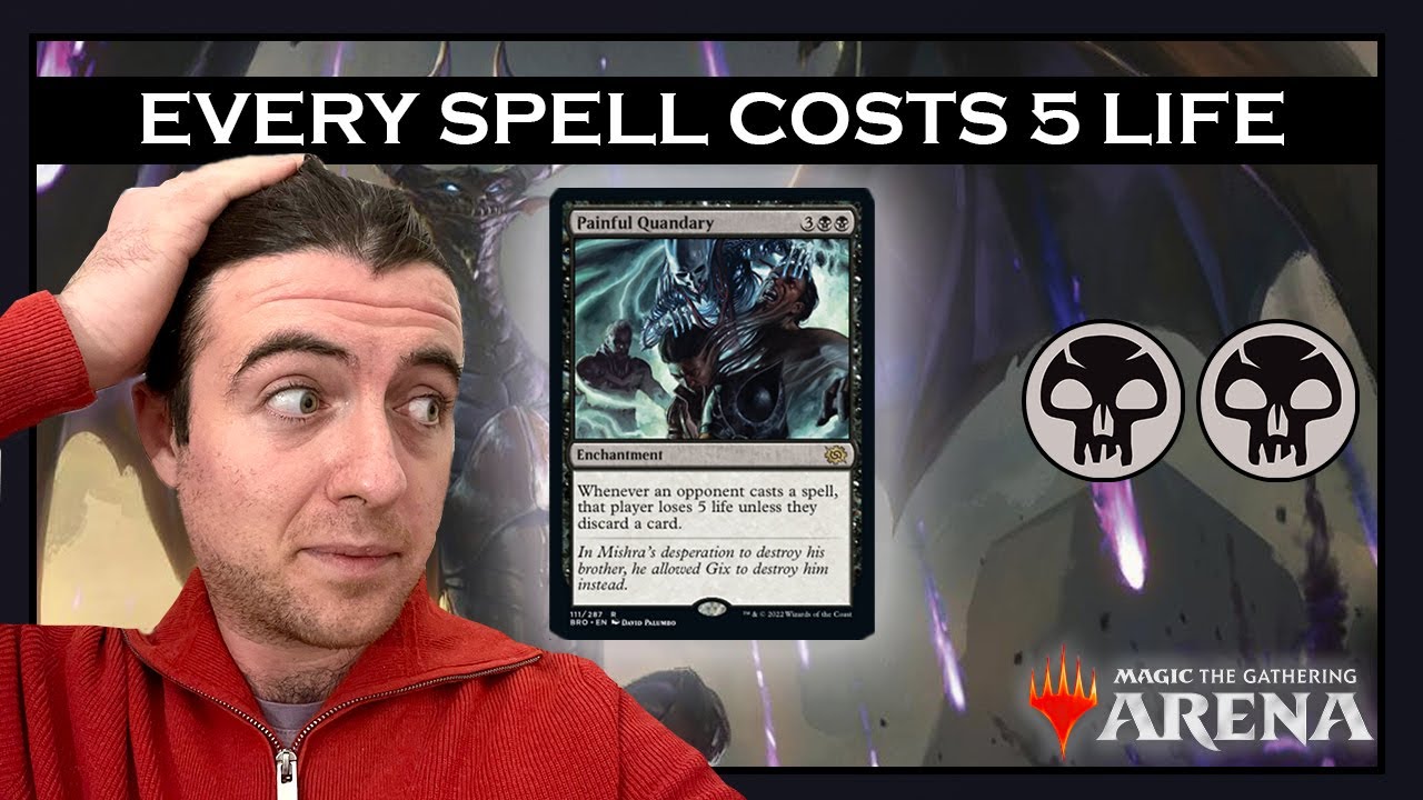 PAY LIFE OR LOSE | MONO BLACK PAINFUL QUANDARY DECK | MTG ARENA ...