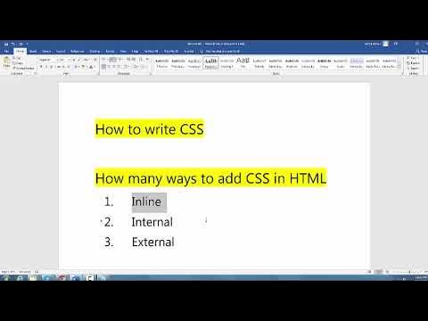 CSS Basics: Introduction and Integration with HTML | Beginner's Guide | VU CS619 - YouTube