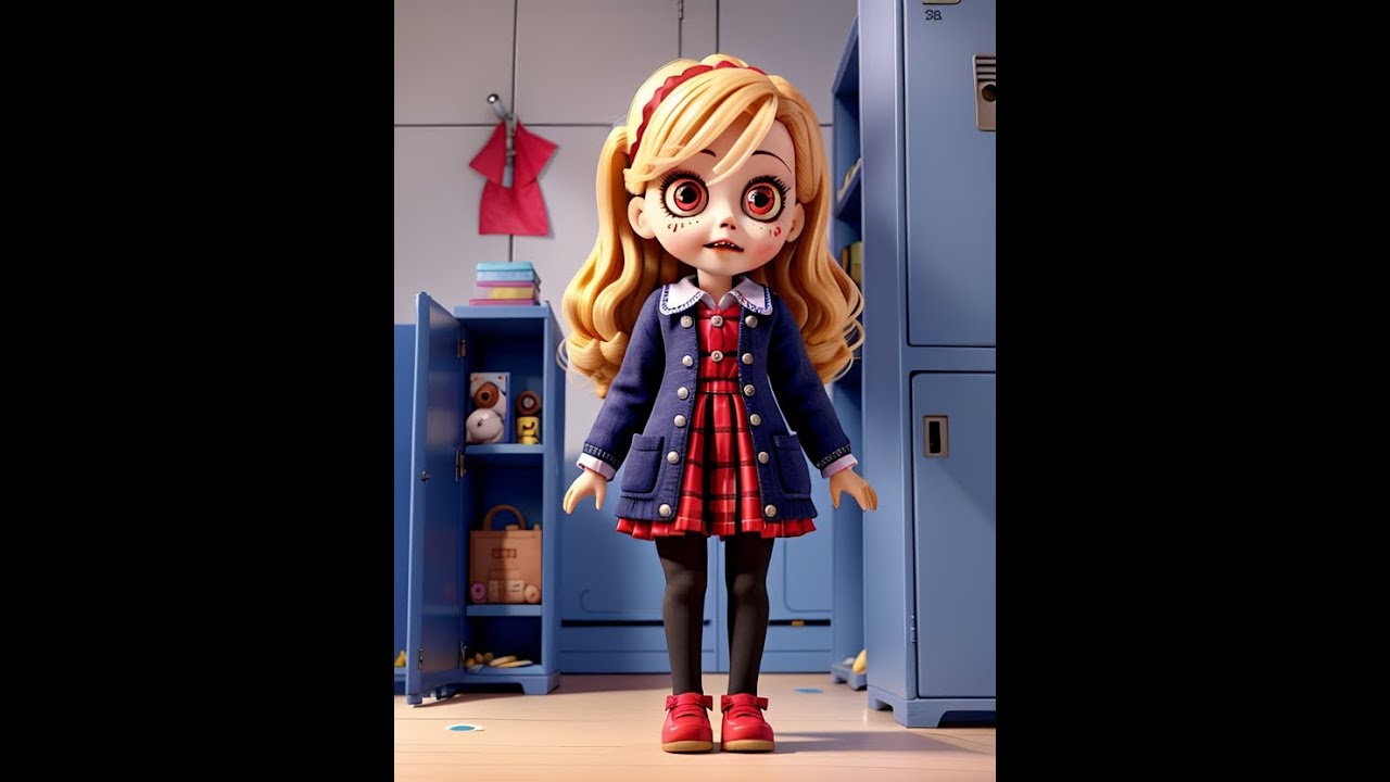 Girls' School Series, Episode 2 #Scary Doll Prank #Maria's Reckless ...