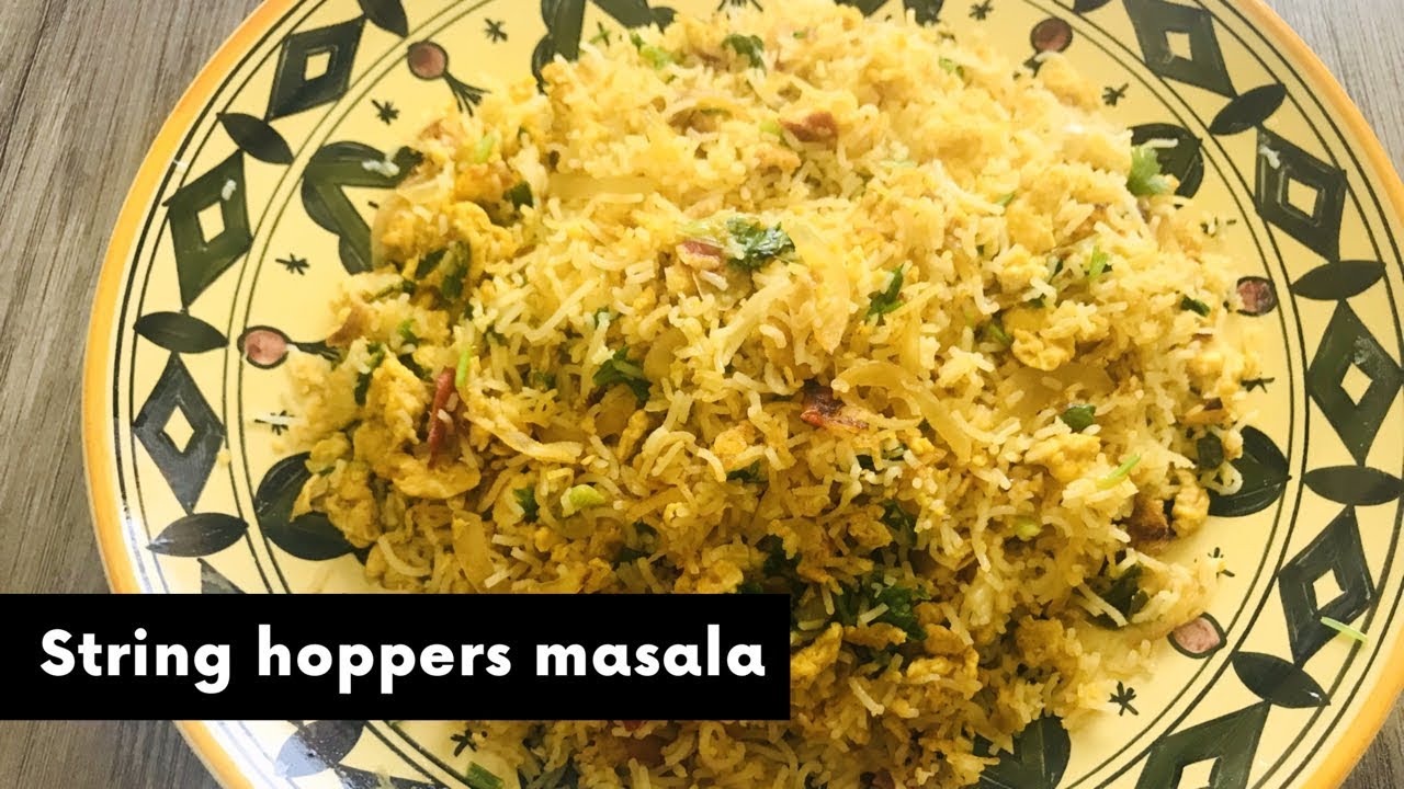 Easy and yummy string hoppers masala(Idiyappam or nool puttu) - YouTube