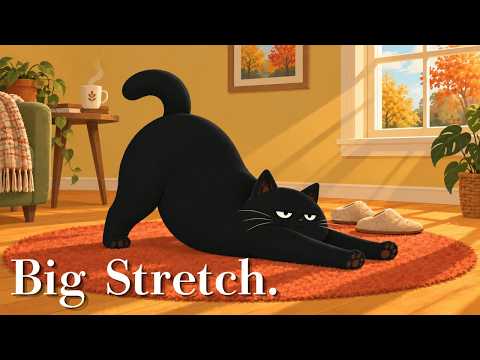 Big Stretch. – Vintage Noir Jazz for Slow Mornings, Autumn Light & a Black Cat