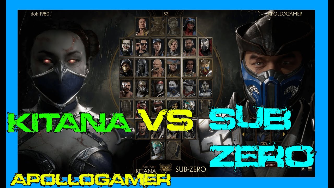 MORTAL KOMBAT 11 : Sub-Zero VS Kitana Gameplay 4K 01-06-2020 - YouTube