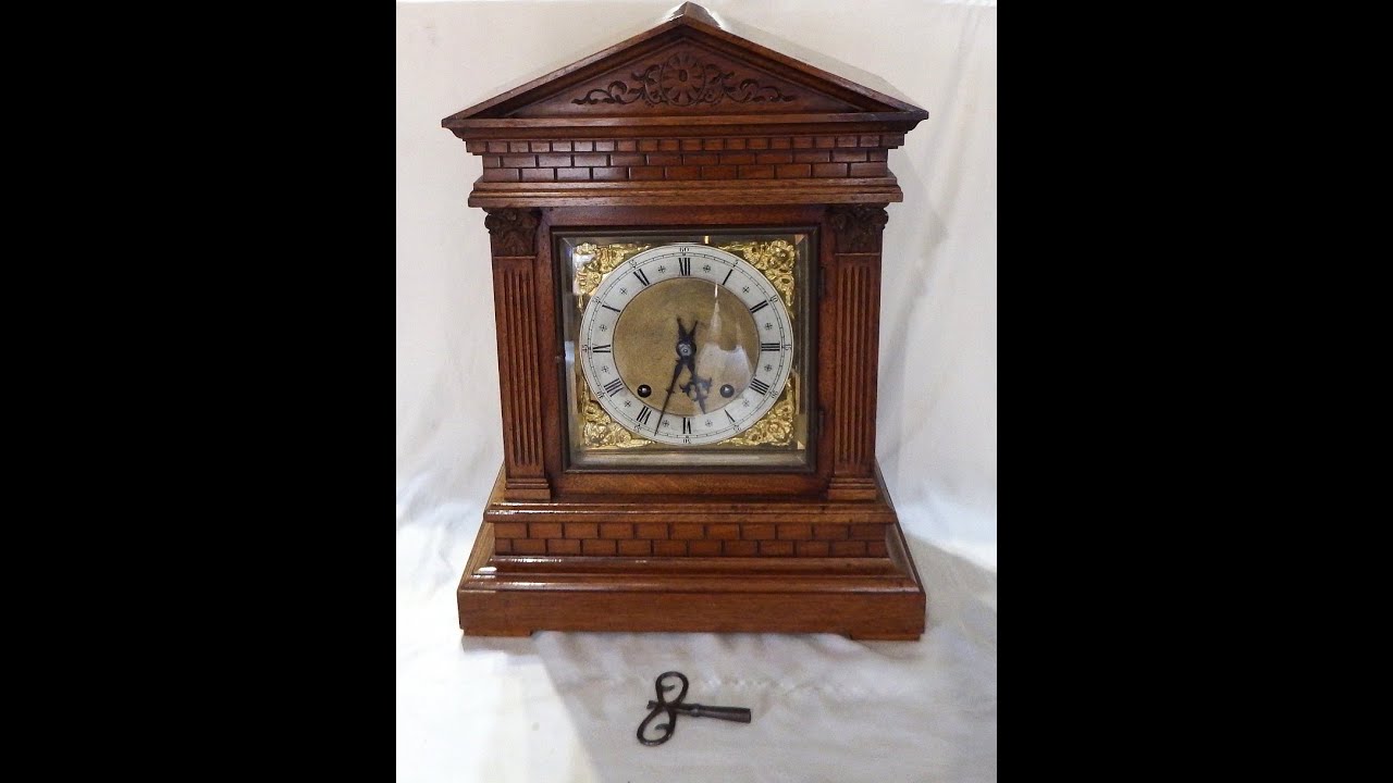 Winterhalder & Hofmeier 1925 antique mechanical mantel clock sold on ...