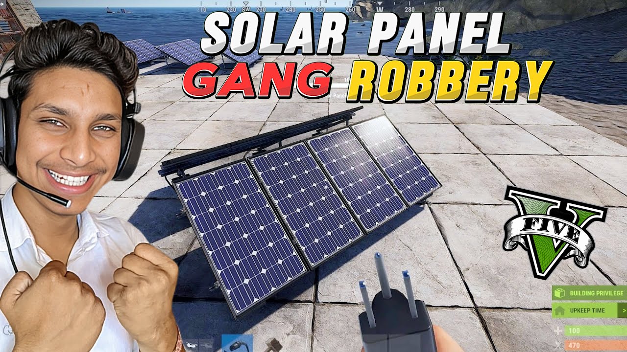 I Robbed Solar Panel With My Gang || GTA 5 Grand RP - YouTube