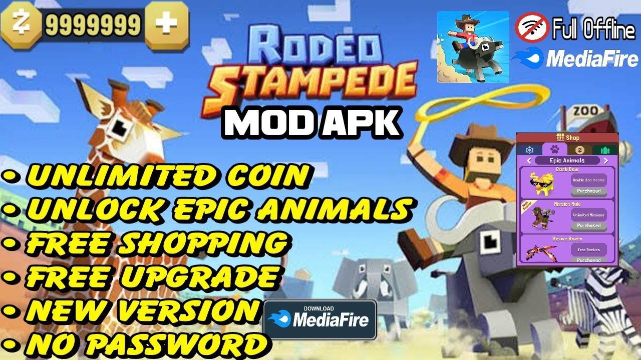 Rodeo Stampede Mod Apk Terbaru | Unlimited Money & Free Shopping ...
