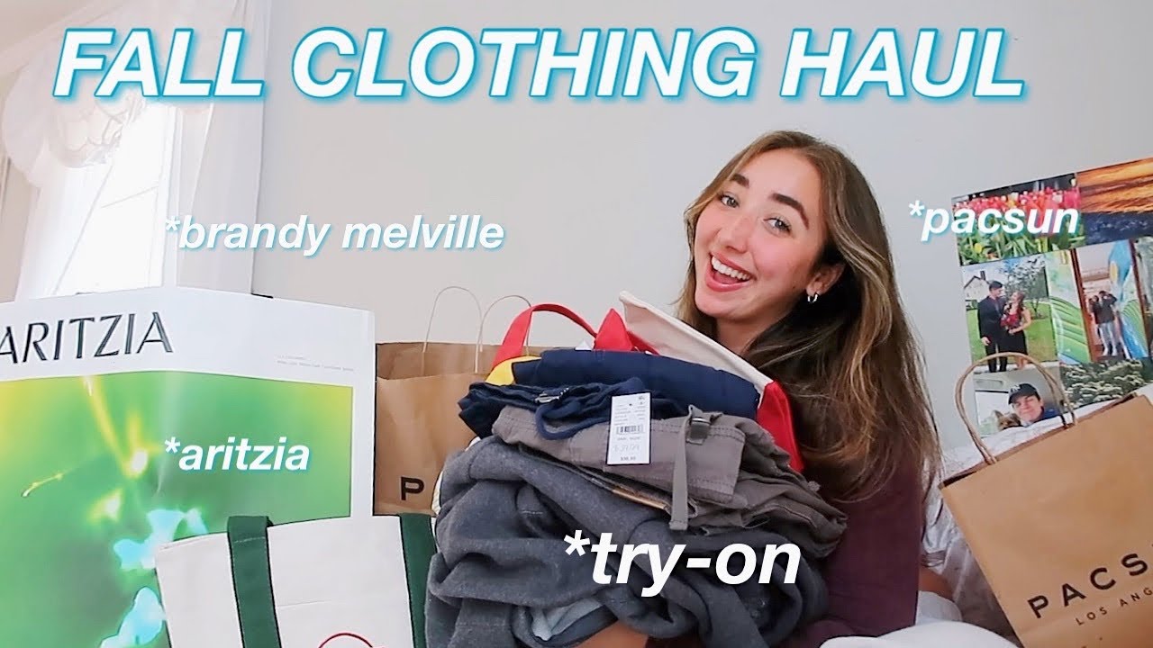 FALL TRY-ON CLOTHING HAUL !!*the perfect haul - YouTube