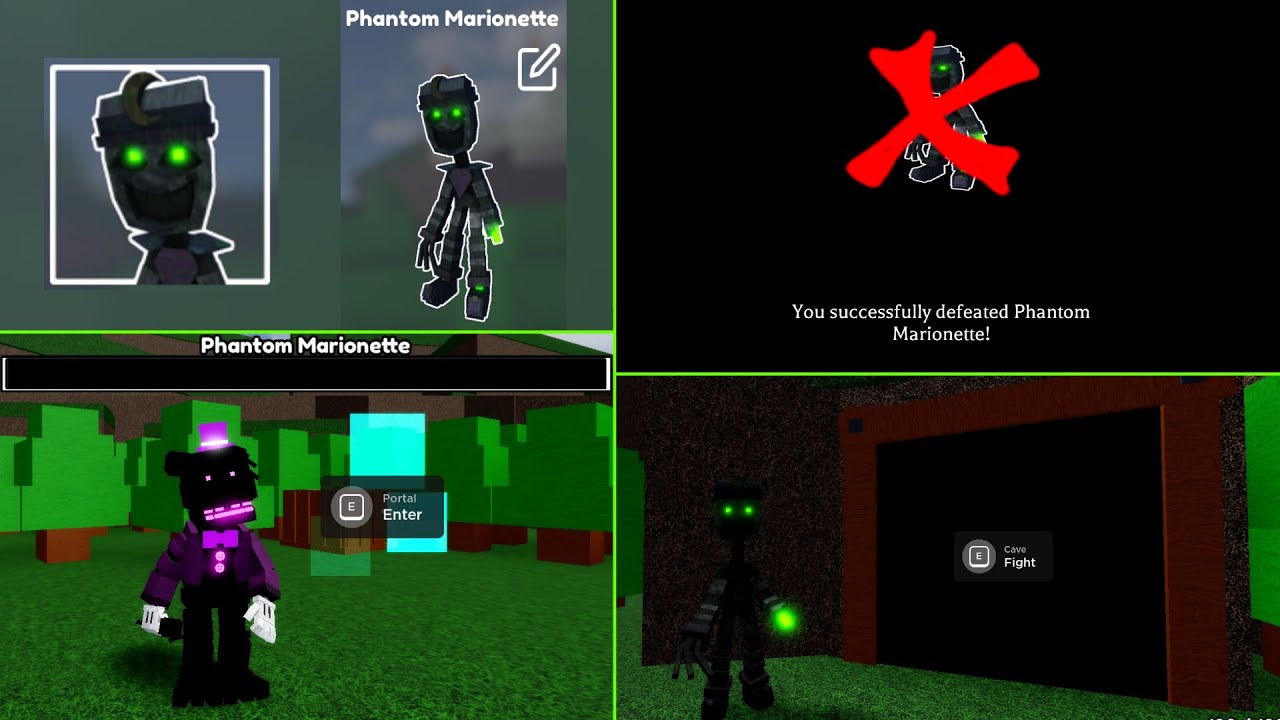 How To Beat Phantom Marionette| ROBLOX | Return to Animatronica FNaF ...