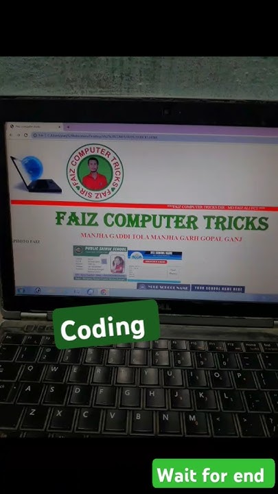 HTML Coding | cs Coding | normal coding #viral #short #cs #html #coding #computer #faiz - YouTube