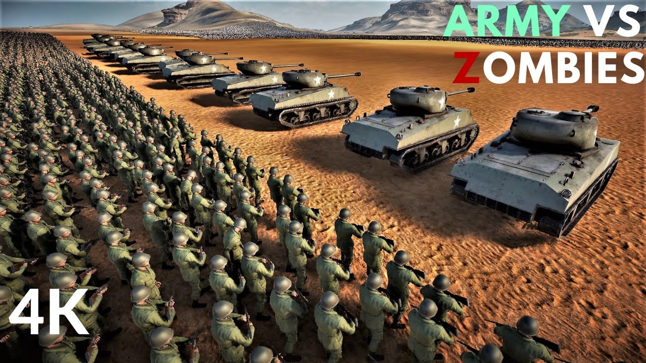 Modern Army vs Zombies in Desert !! | Ultimate Epic Battle Simulator 2 ...