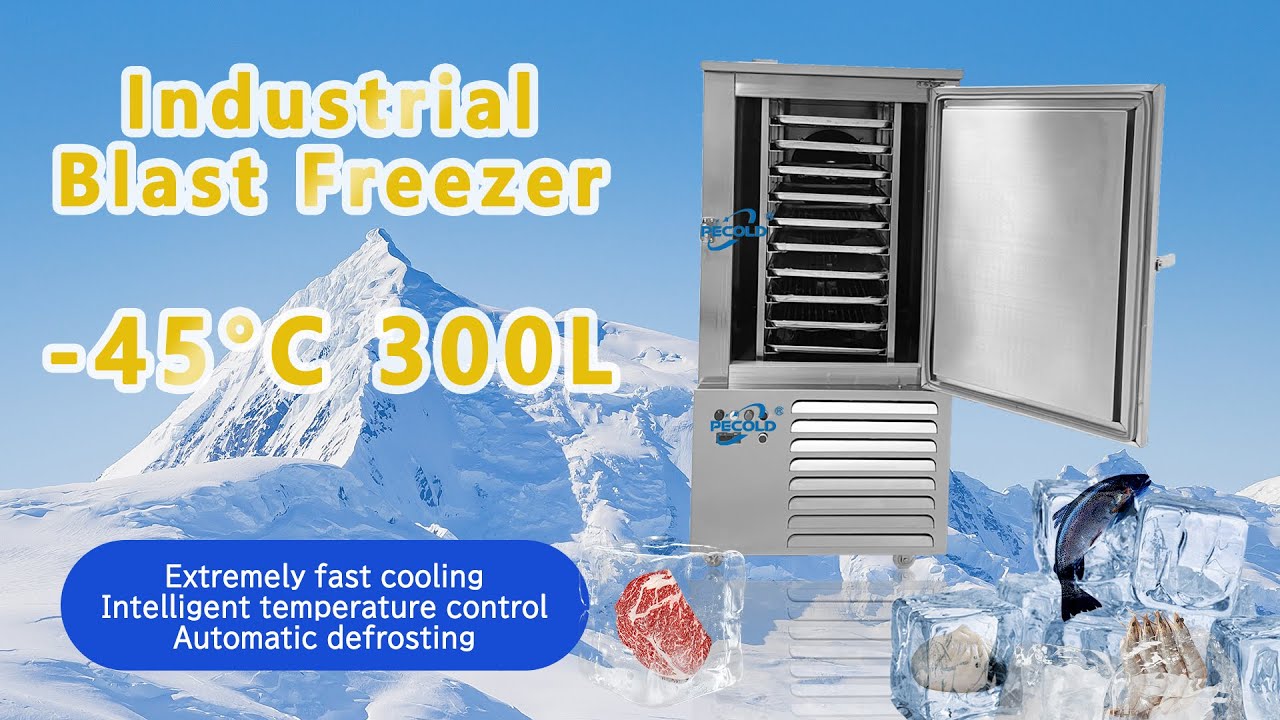 PE -45 300L Blast Freezer Machine - YouTube
