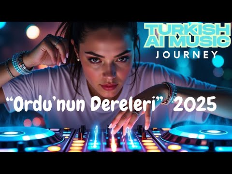Turkish AI Music Journey ⚡ Deep House EDM Cover I Ordu'nun Dereleri I 2025