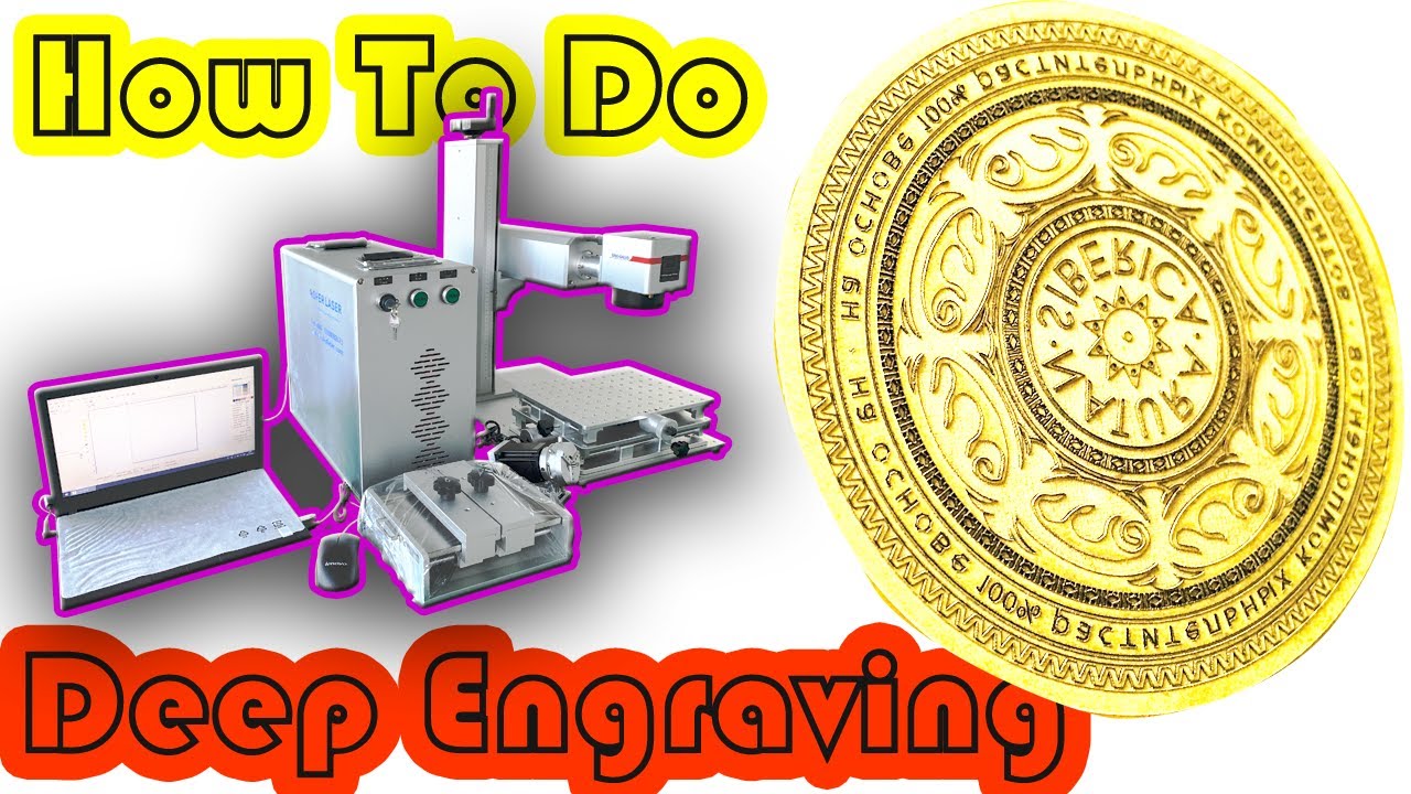 50w Fiber Laser Marking Do Deep Engraving on Metals | Firearms Marking ...