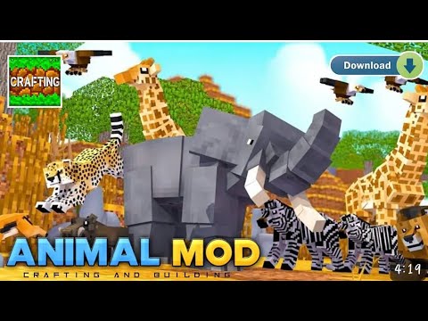 How to play Minecraft Jungle animals mod !! Minecraft Jungle animal !! - YouTube