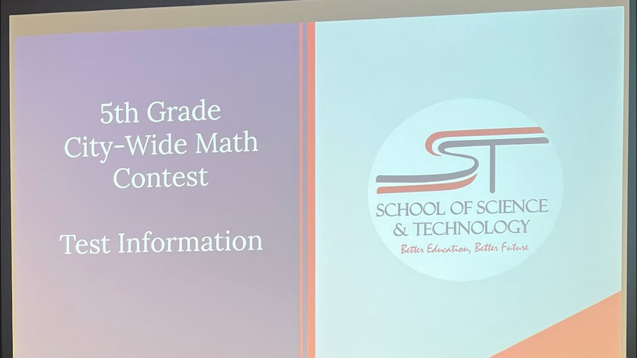 School of science and technology 5th grade Math competition..#maths # ...