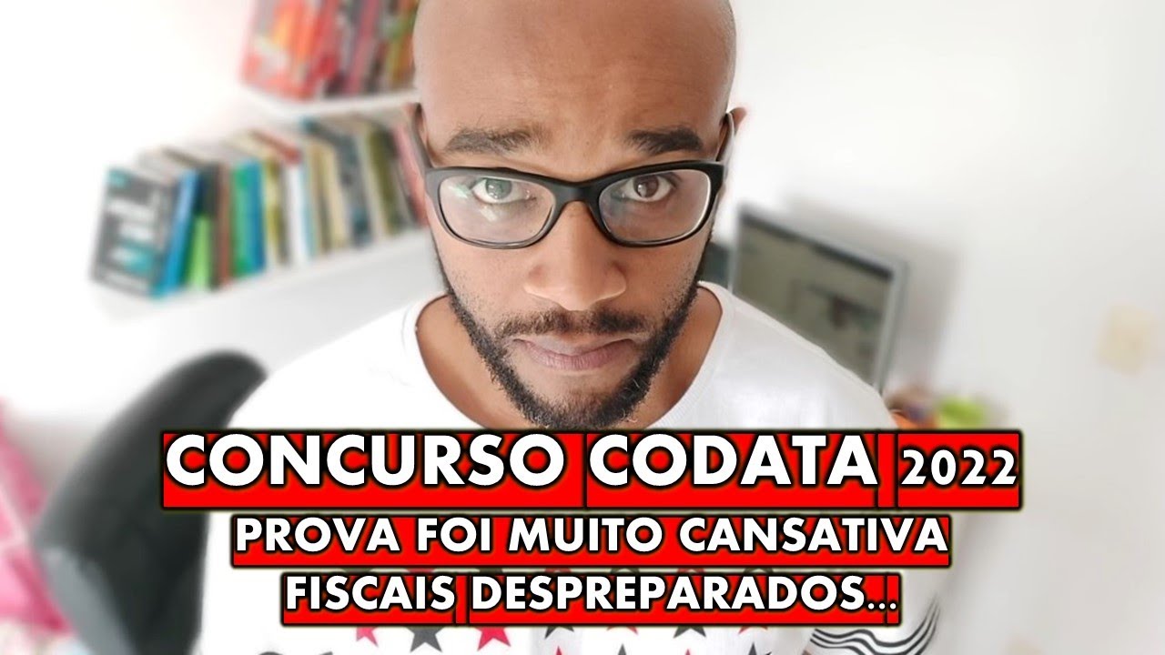 Concurso CODATA pós-prova 11/12/2022 foi muito difícil? Deixe seu depoimento - YouTube