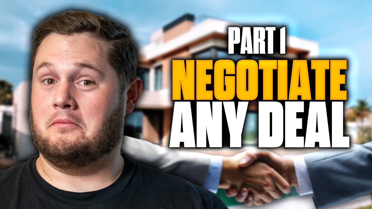 Negotiating Real Estate Deals with Agents | Negotiation Training Part 1 - YouTube