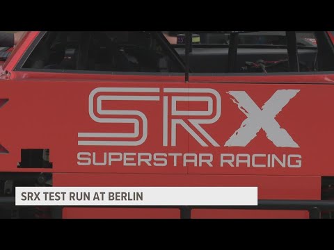 SRX runs test at Berlin Raceway - YouTube