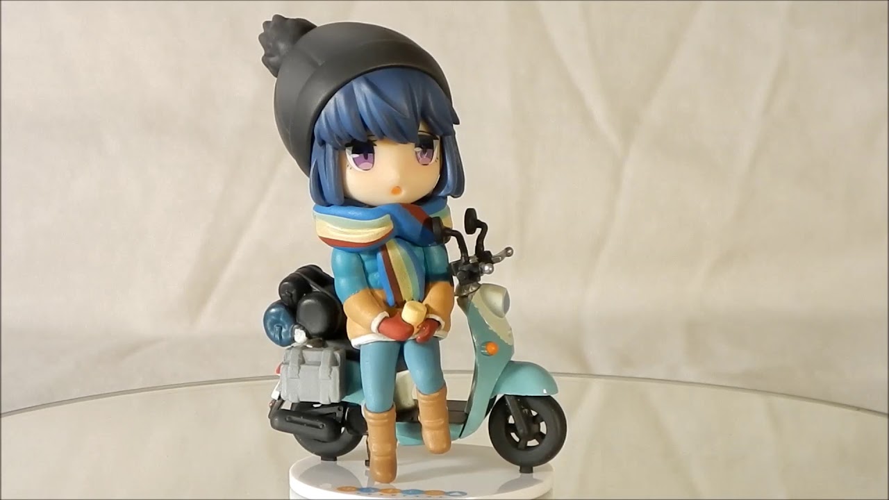 Show and Tell: Plum Rin Shima Yuru Camp Scooter Figure - YouTube