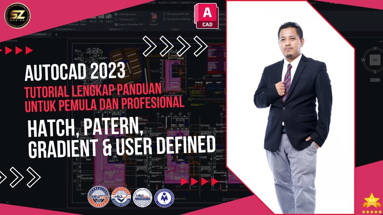 Tutorial AutoCAD Lengkap Panduan untuk Pemula dan Profesional Hatch ...