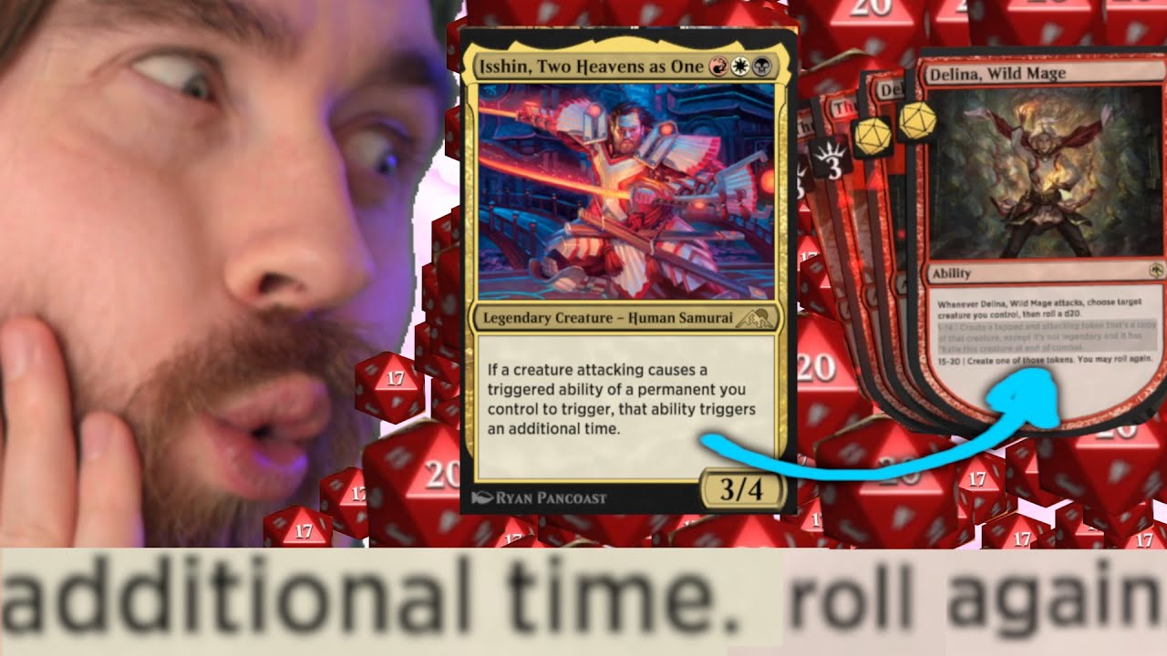 ISSHIN MAKES DELINA A COPYING MACHINEGUN! Standard MTG Arena - YouTube
