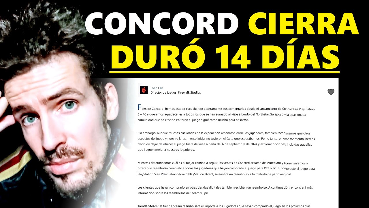 CONCORD CIERRA SUS SERVIDORES /LO RETIRAN DE LA VENTA / EL MAYOR ...