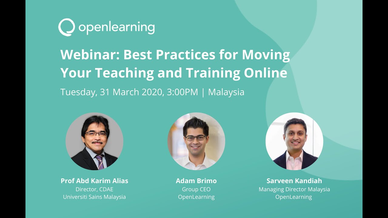 Best Practices For Moving Your Teaching And Training Online - YouTube