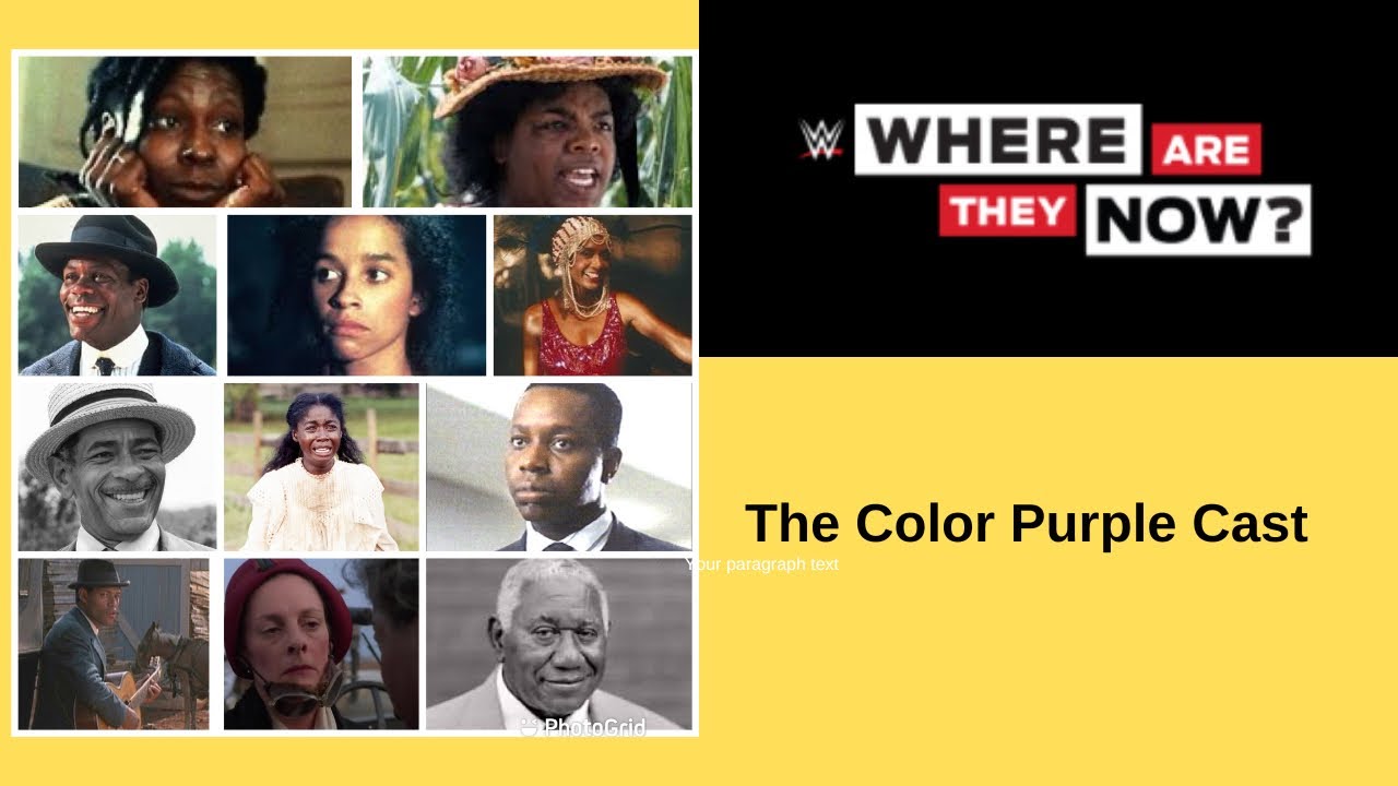 The Color Purple(1985) Cast Then and Now 37 Years Later - YouTube