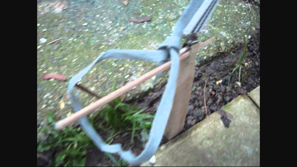 Survival Trapping : braces and shoe lace trap. - YouTube