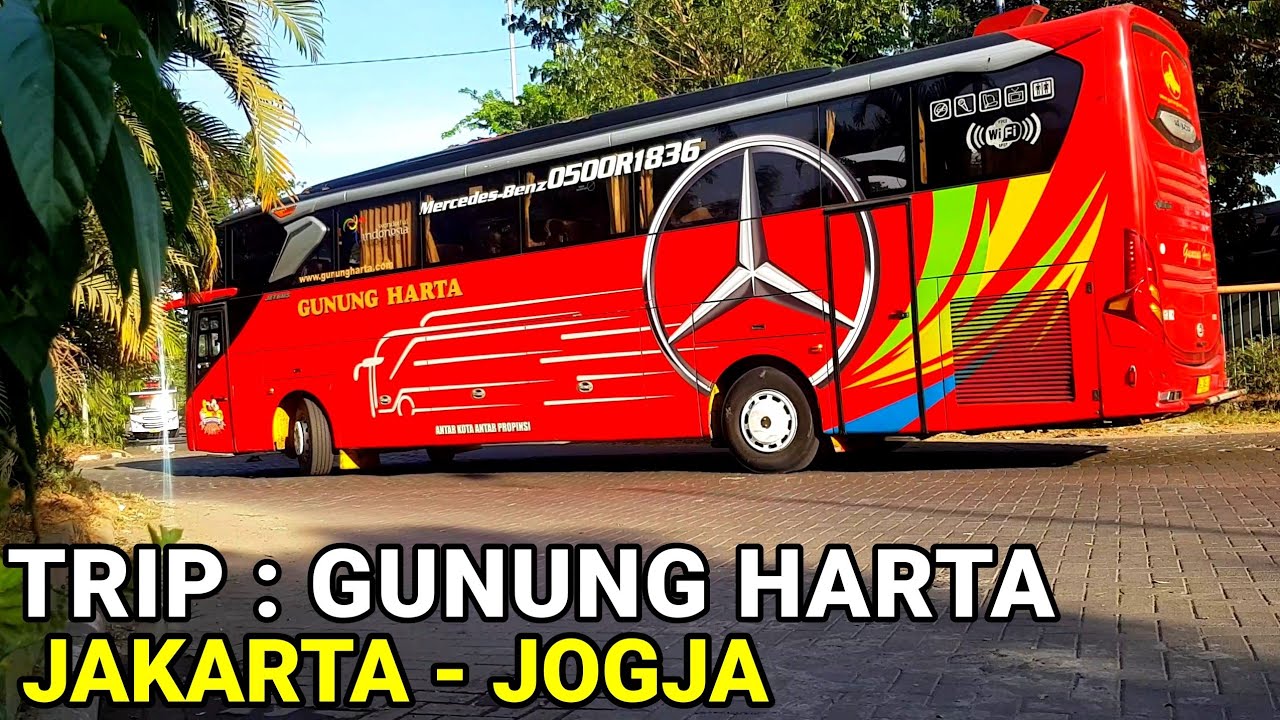 Naik Bus Gunung Harta | Trip Bus Gunung Harta Jakarta - Jogja Full Tol ...