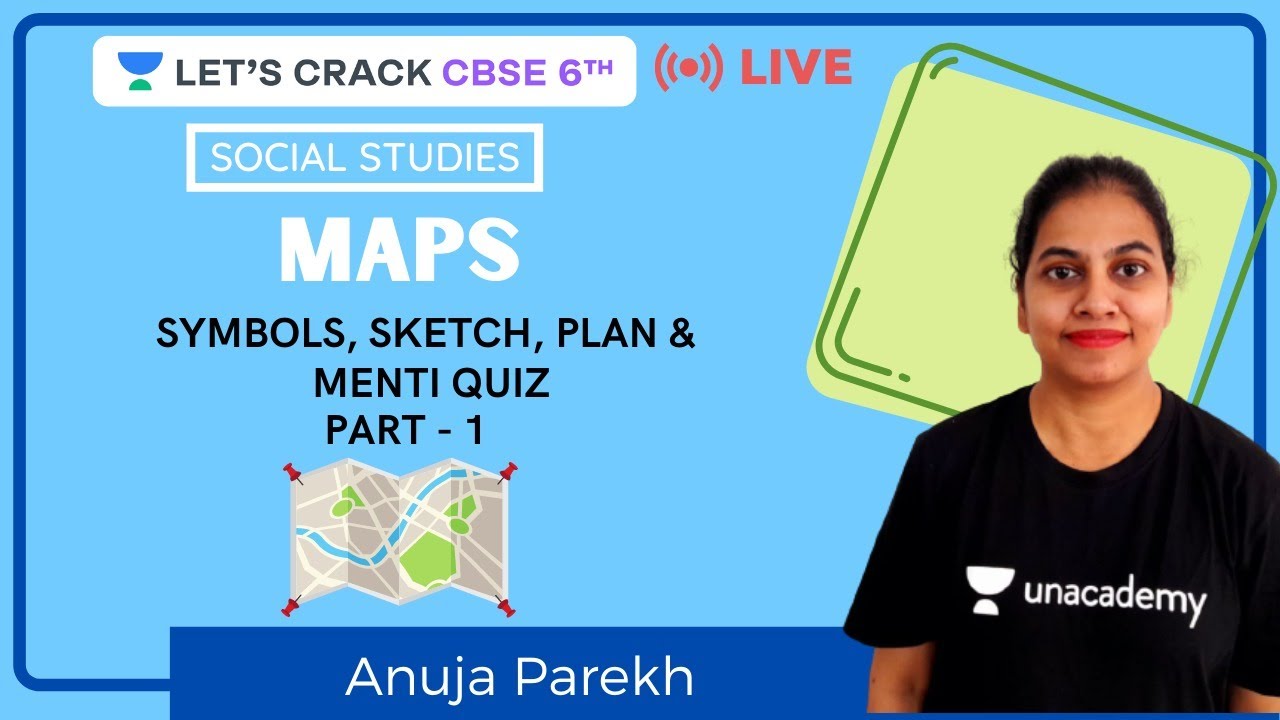 MAPS - Part 2 | Symbols, Sketch, Plan & Menti Quiz | 6th CBSE | Anuja ...