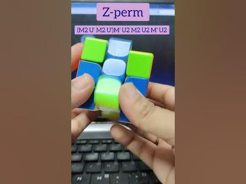 Z-perm || pll || last layer || Cfop ||fingertricks #shorts # ...