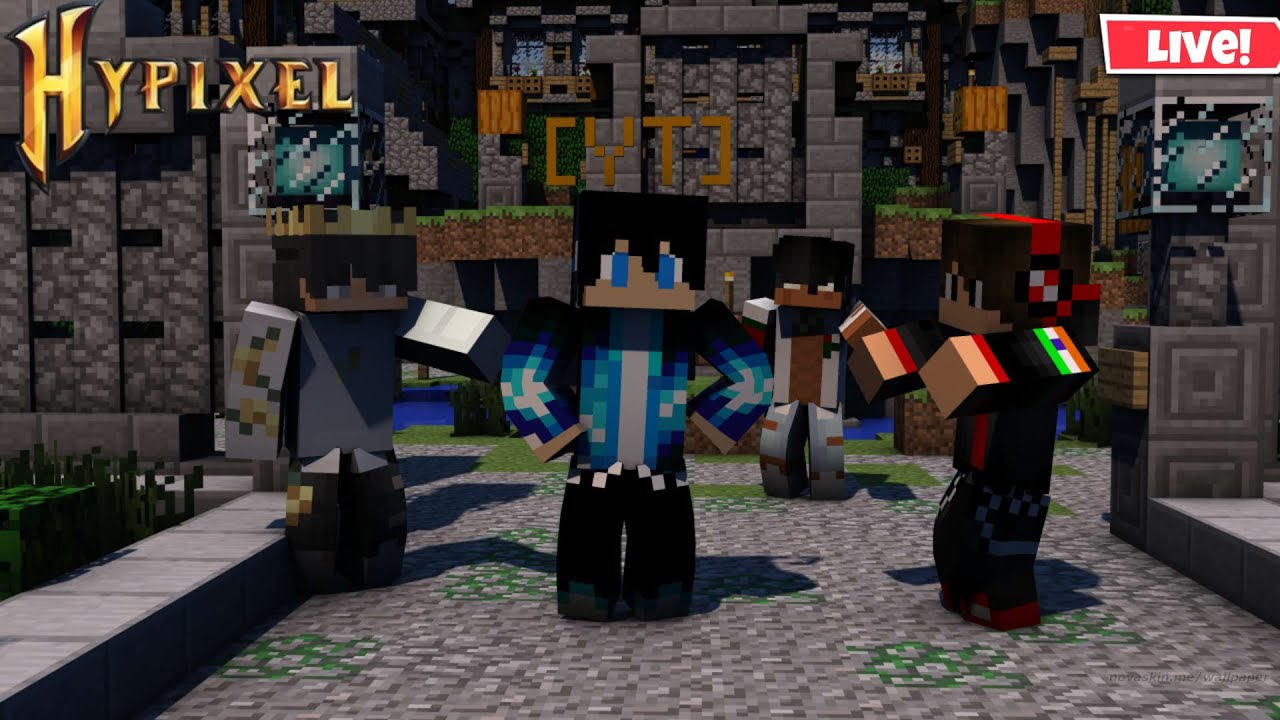 Exploring Hypixel Minecraft ! Mr.Buddy2.0😄 - YouTube