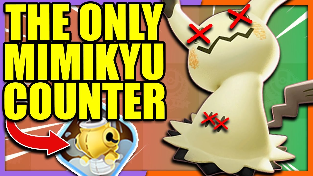 This Is The Only Real Play Rough Mimikyu Counter Pokemon Unite Youtube