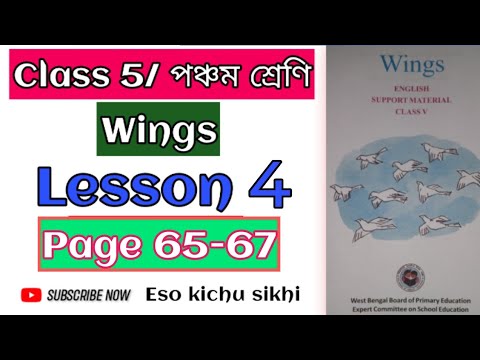 Class 5 Wings Lesson 4 page 65-67/class 5 Wings @asstudyschool - YouTube