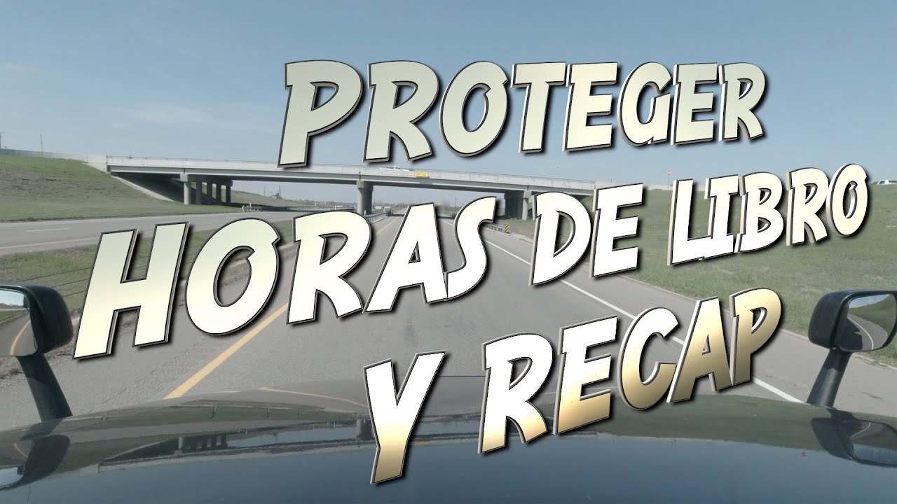 PROTEGER HORAS LIBRO Y RECAP - YouTube
