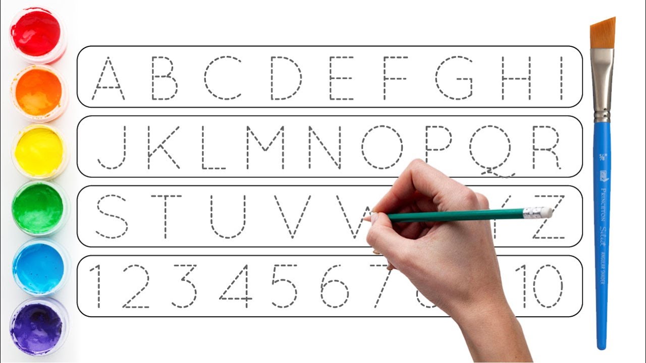 ABCD Alphabets.kids drawing and alphabets learning.counting numbers and ...