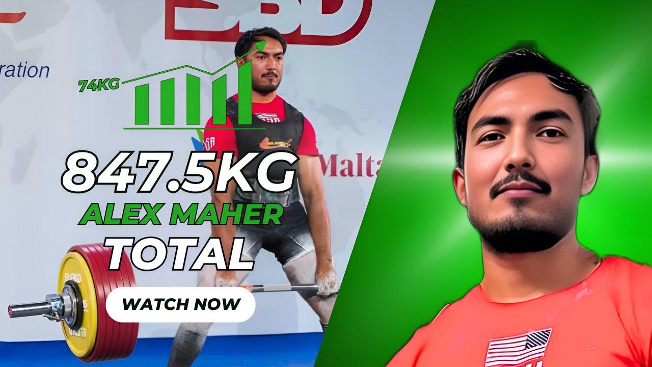 Alex Maher | 2nd Place 847.5Kg Total 74Kg | IPF World Powerlifting ...