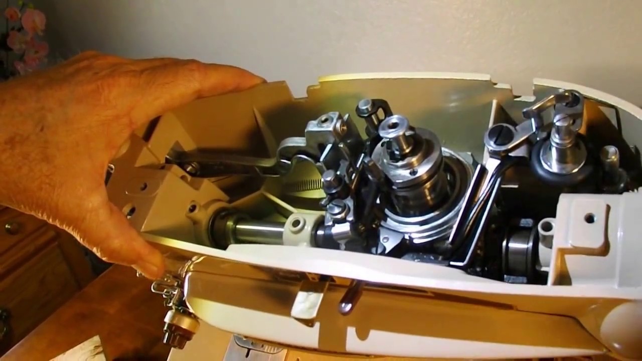 Singer Model 503A Special Sewing Machine * Tour the Inside of a Working ...