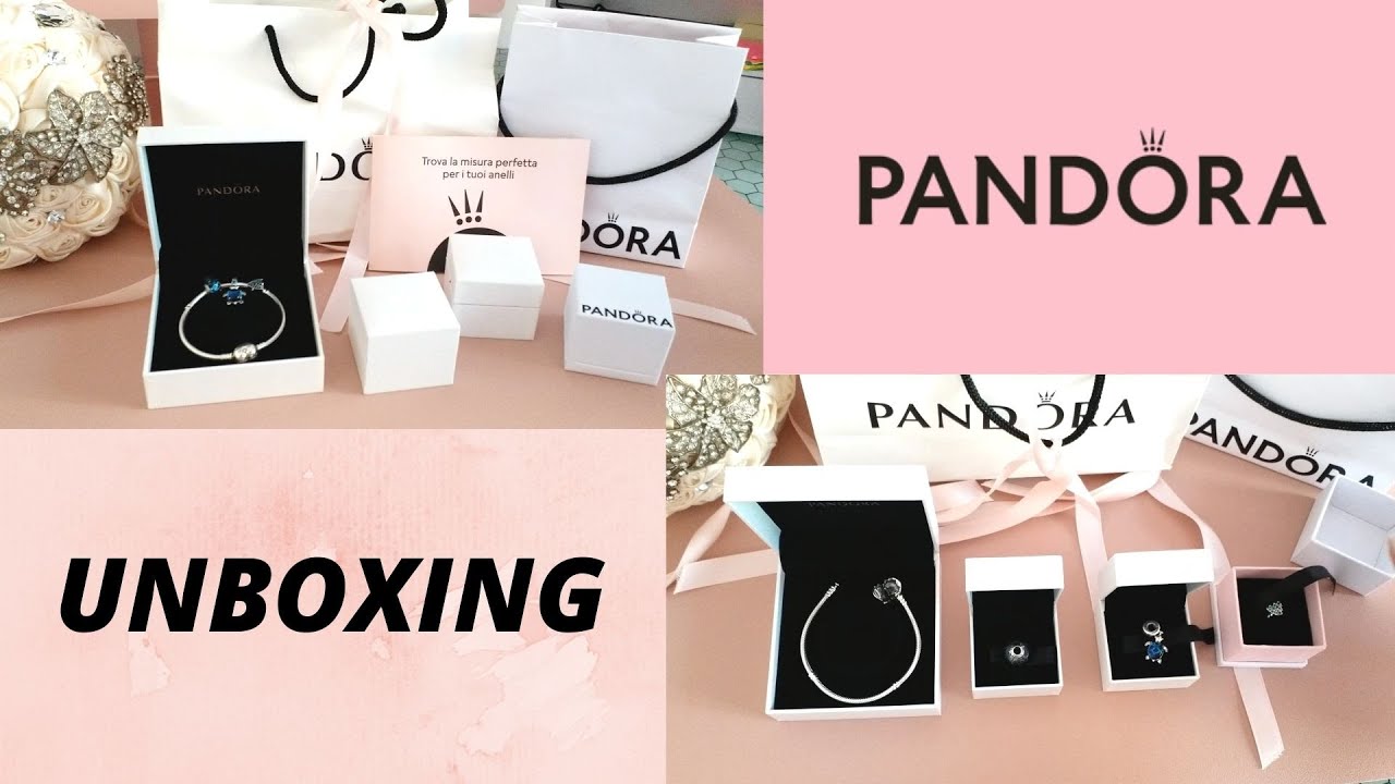 Pandora Unboxing | DEMONSTRATION OF BRACELET AND COMPLETE CHARMS 💜 ...