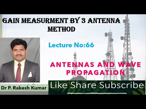 GAIN MEASURMENT BY 3 ANTENNA METHOD - YouTube