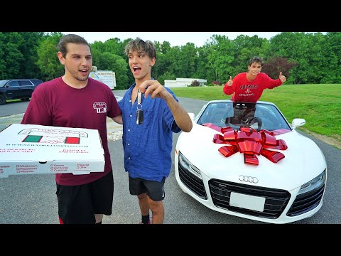 We Ordered Pizza And Tipped A Car!