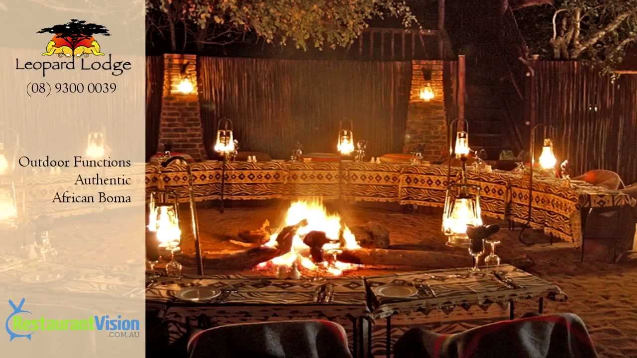 Leopard Lodge African Steakhouse Restaurant Perth - YouTube