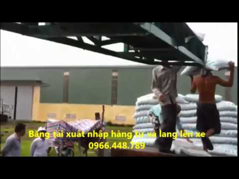 Bang tai cau cang, băng tải cầu cảng, Bang tai Truong Tho - YouTube