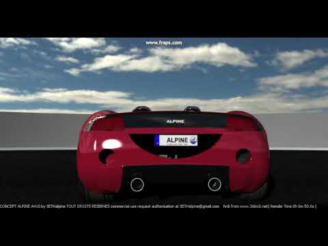 concept Alpine A410 CABRIOLET xvid - YouTube